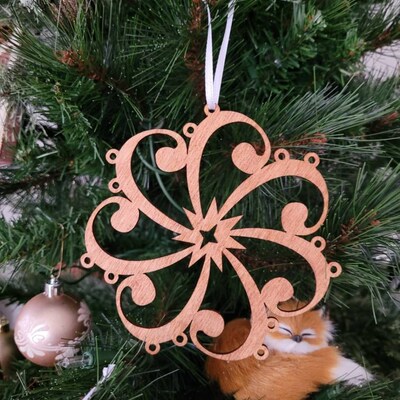 Bass Clef Music Wood Christmas Ornament MU105 - Etsy