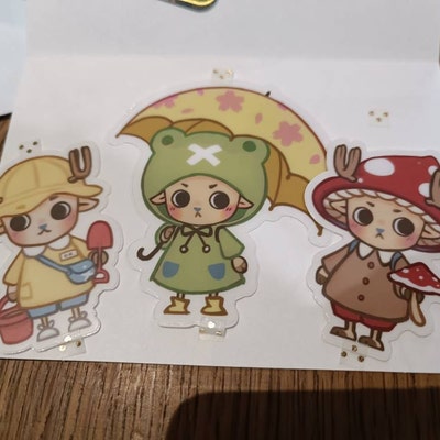 Mascot Chibi Vinyl Stickers clear - Etsy