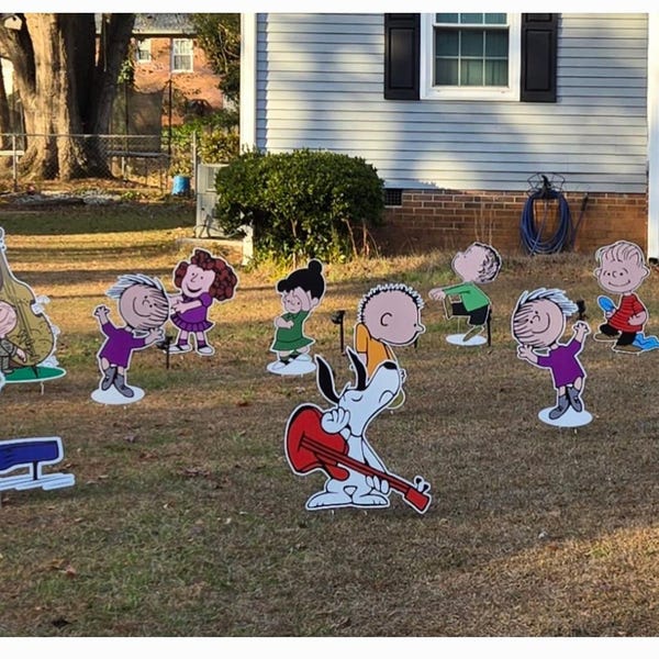 Welcome Great Pumpkin Yard Sign / Linus Brown / Sally Brown / Peanuts ...