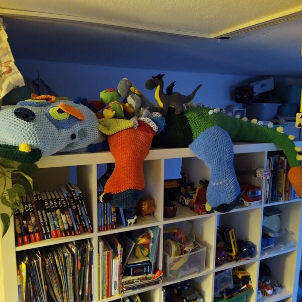 Crochet Pattern Zora the Dragon XXL - Etsy
