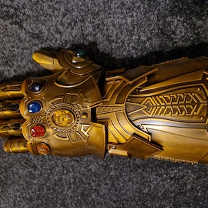 Metal Infinity Gauntlet Thanos Cosplay Infinity Gauntlet Iron Man 1/1 ...