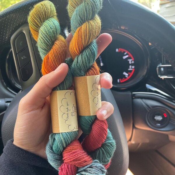 Purple Haze - 20g Mini Skein - 4ply Platinum Sock Yarn - 75/25 BFL ...