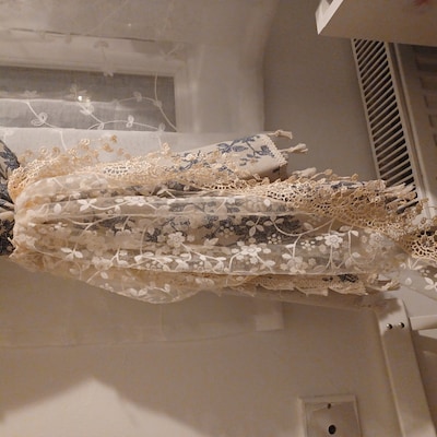 Lace Triangle Scarf Cream - Etsy UK