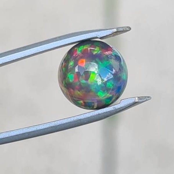 Top Quaility Honeycomb Fire Ethiopian Opal Oval Shape 14.70 Carat Ethiopian Opal Cabochon ...