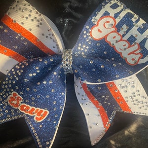 SUPER SPARKLE BLACK Glitter Cheer Tick Tock Grosgrain Ribbon Hairbow ...