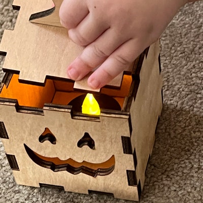 Laser Cut Jack-o-lantern Boxes Halloween Craft - Etsy