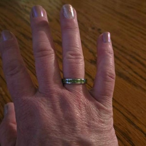 Genuine Sapphire Ring, Meteorite Dust, Ceylon Blue Sapphires, Cerulean ...