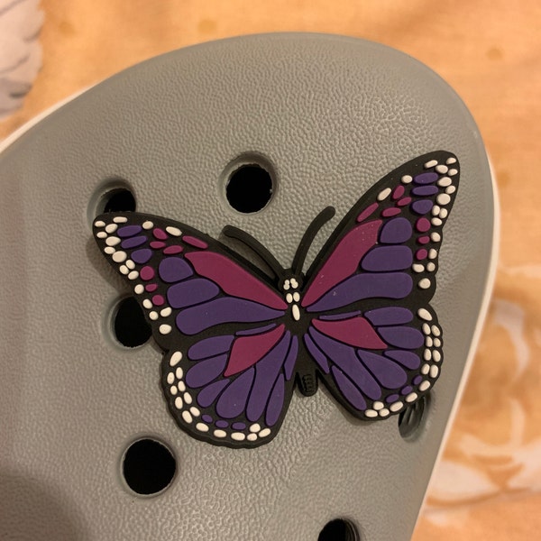 Butterfly Jibbitz Brooches Fashion Accessory Funky Funny Jibz Crocs ...