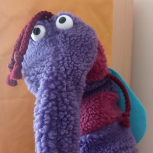 Blue Shaggy Shnoz-pro Professional Monster Hand Puppet - Etsy