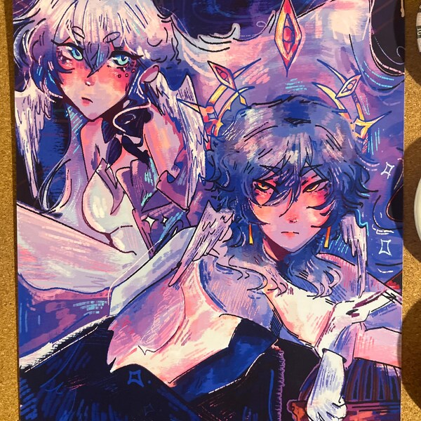 Persona 5 Joker and Akechi Print Akeshu Poster - Etsy