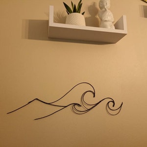 Beautiful Wire Wave, Wire Sea, Wire Wall Decoration, Nature Decoration ...