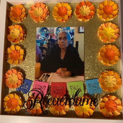 Recuerdame Shadow Box, Memorial Shadow Box, Ofrenda, Memorial Shadow ...