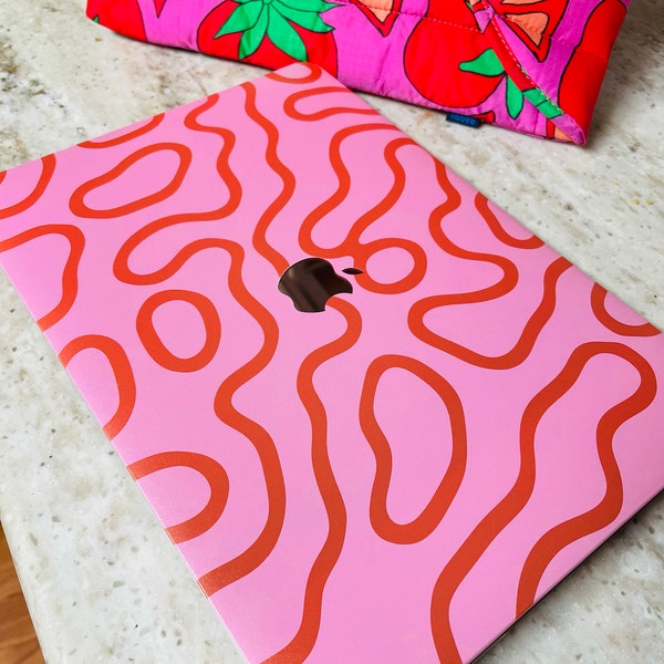 Retro MacBook Case Abstract Vintage MacBook Pro 13 16 Air 13 2020 12 15 ...