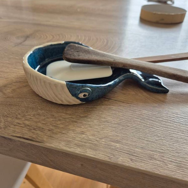 Whale Spoon Rest, Kitchen Gift, Kitchen Decor, Weird Spoon Rest, Fish ...