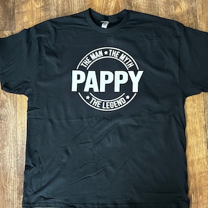 Pappy the Man the Myth the Legend Svg, Pappy Svg, Grandpa Svg ...