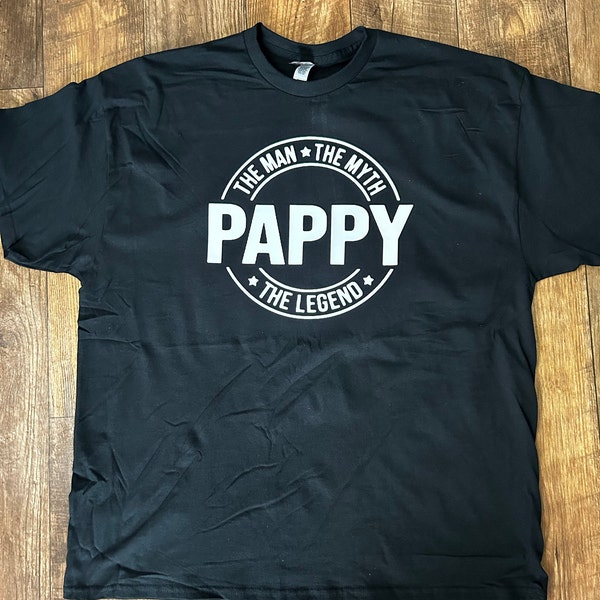 Pappy the Man the Myth the Legend Svg, Grandpa Svg, Grandfather Svg ...