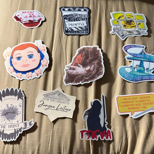 10x CHAOS Pack Library of Jurgen Leitner Sticker 2.5" GLOSSY Vinyl ...