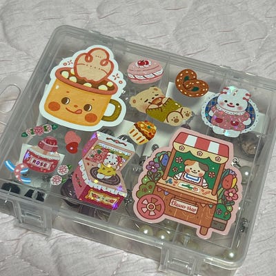Cozy Bakery Sticker Sheet Cute, Kawaii, Aesthetic, Bear, Bread, Baking ...