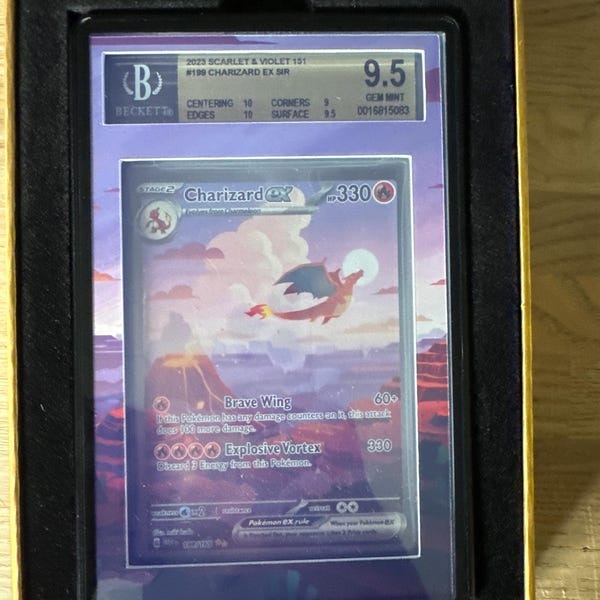 Charizard 151 EX SAR Custom Pokemon Graded Display Case - Etsy