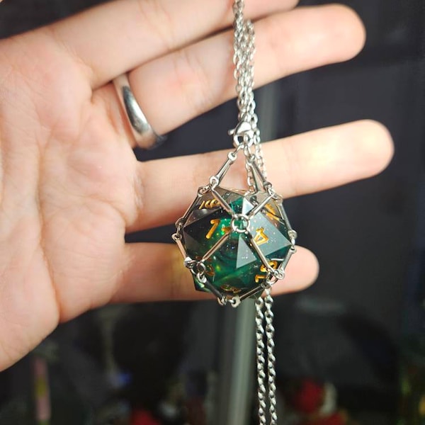 Handmade Sharp Edge Dice Red Black Resin Polyhedral RPG Dice Set With ...