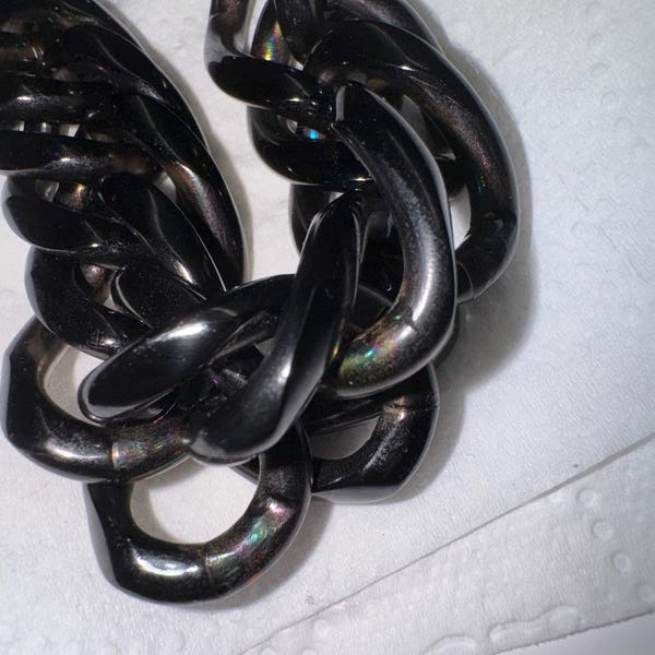 32mm Silver Cuban Curb Chain Necklace, Chunky Stainless Steel Chain ...