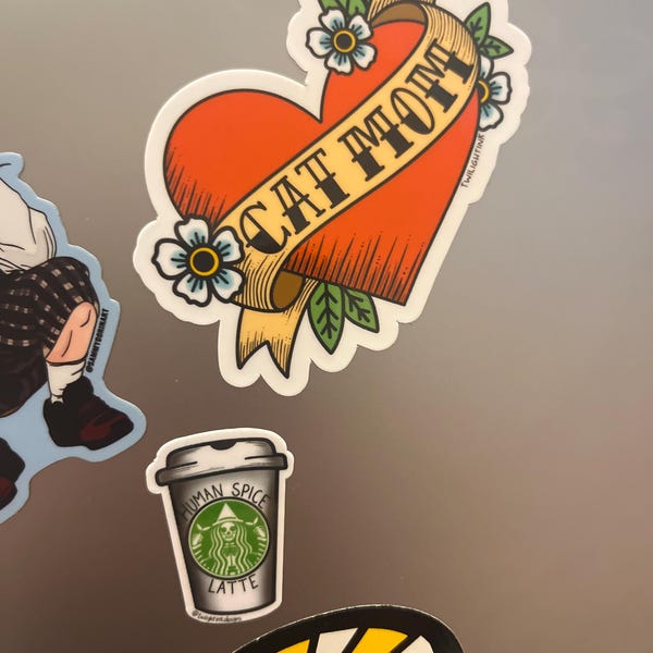 Funny Sticker heard Restaurant Worker Sticker Waterproof Vinyl Sticker ...