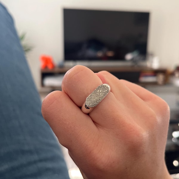 Pinky Promise Rings, Pinky Swear Ring for Men, Custom Engraved Wedding ...