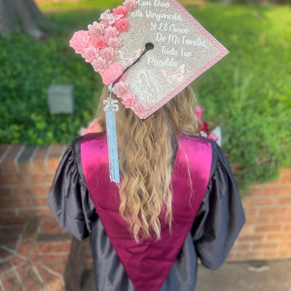 Strawberry Graduation Cap Topper Grad 2025 - Etsy