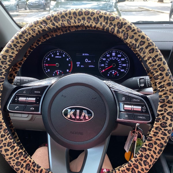 Animal Print Wheel Cover /leopard Wheel Cover /seat Belt and Key Chain ...