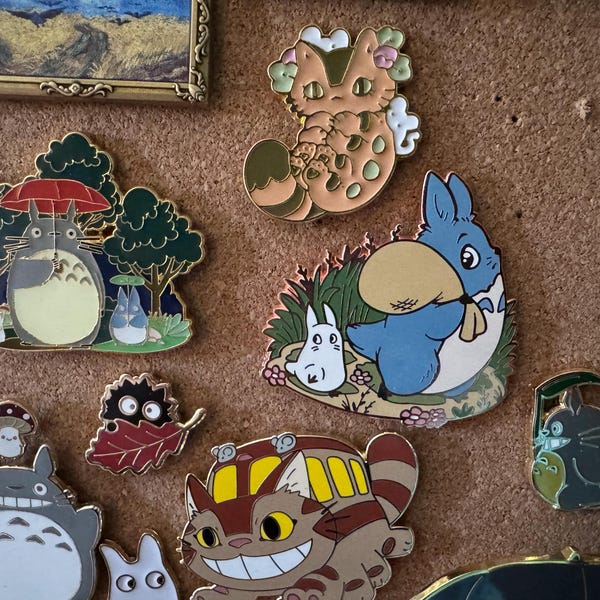 Strolling Forest Critters Enamel Pin - Etsy