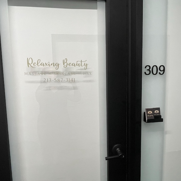 Business Name Decal - Personalized Vinyl Sticker - Custom Branding ...