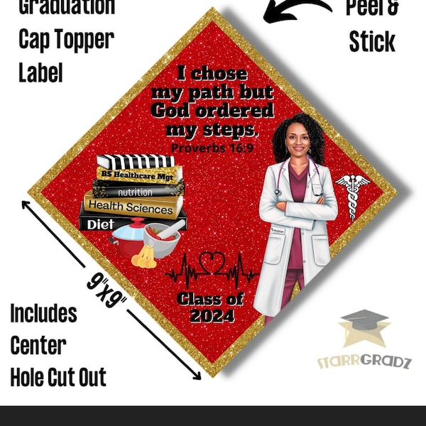 Graduation Cap Topper/ Dietician - Etsy