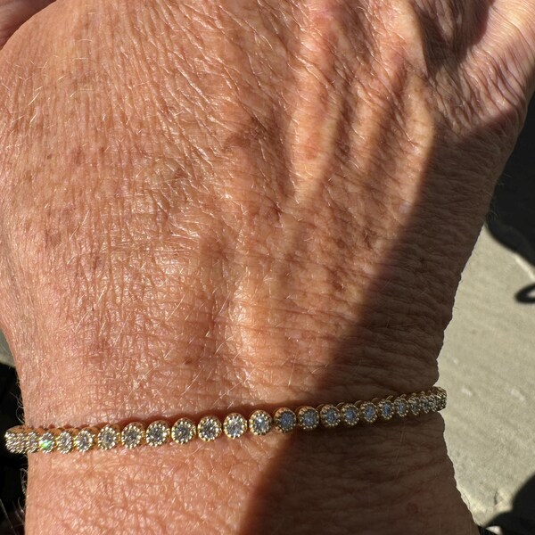 Diamond Ring / 14k Solid Gold Diamond Ring / Dainty Petite Diamond Ring ...