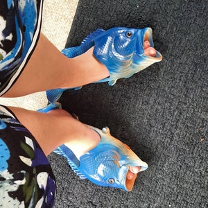 Coddies Blobfish Slippers Fish Slippers Funny Gift Plush - Etsy UK