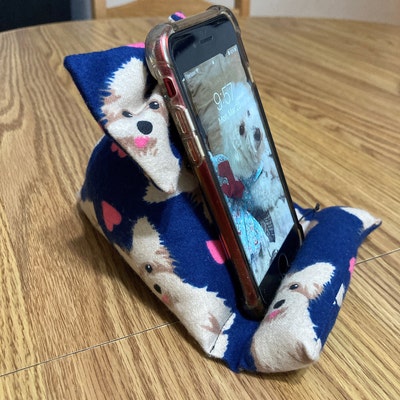 Cell Phone Pillow Stand iPhone Stand Tablet Holder Stand - Etsy