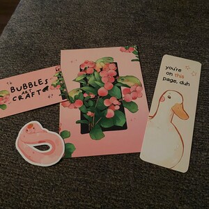 Duck Bookmark You're on This Page Cute Bookmark - Etsy