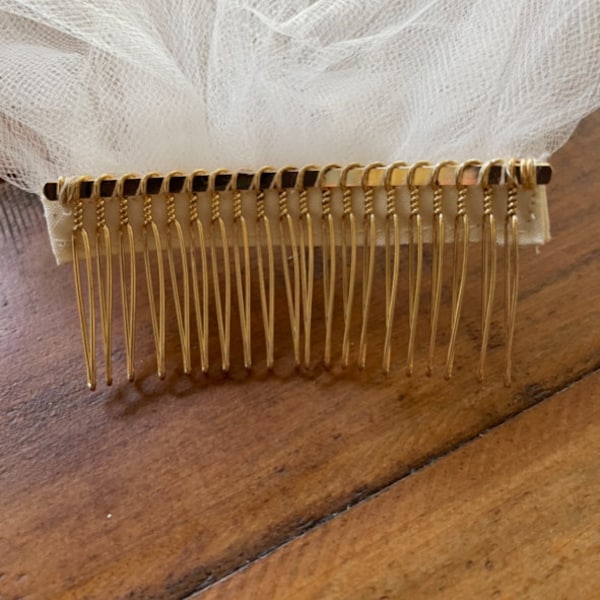 Set of 12pc Metal Silver Gold 20 Teeth Hair Comb Fascinato Supplies 3 ...