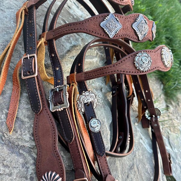 1-1/2" Ransom Rose Screw-back Concho - Etsy