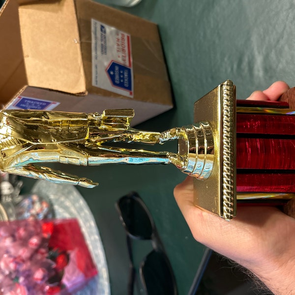 Music Note Trophy With 3 Lines of Custom Text, 5 Tall Music Trophies ...