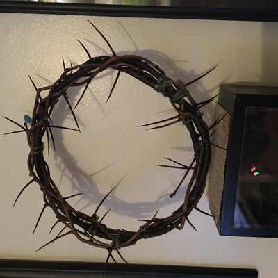 Crown of Thorns 612wooden Wreath Hawthorn Thornkrone Sharp Thorn Wreath ...