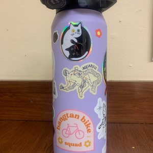 Don't Panic Vinyl Sticker Funny Cat Sticker Mood | Etsy