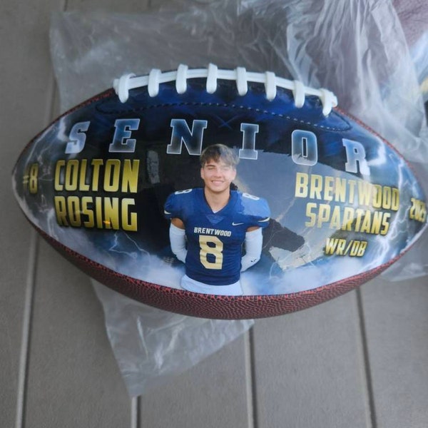 Custom Made Football - Personalized Football Gift, Customized Football ...
