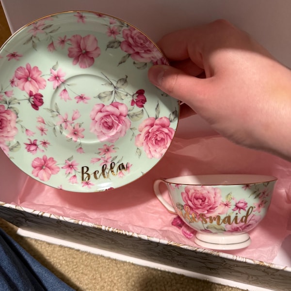 Tea Cup | Personalized Tea Cups | Custom Tea Cup | Tea Lover Gift ...