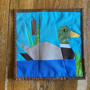 Mallard on the Lake Paper Piecing Pattern in PDF - Etsy