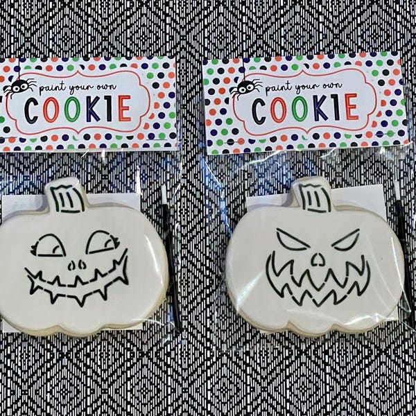 Editable Halloween Favor Tag, Black and White Printable Dancing ...