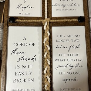 A Cord of Three Strands What God Joined Together Unity Ceremony Braided ...