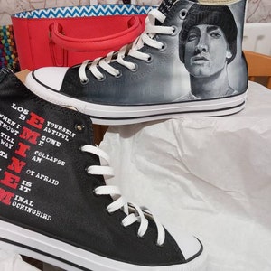 Hand Painted Musical Shoes Converse Art - Etsy