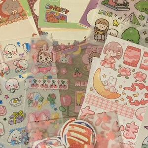 Sticker Flake Pack Planner Laptop Water Bottle Decal danish Pastels ...