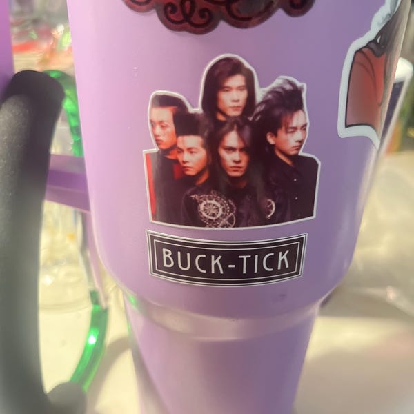 Set of 3 Large Strawberry Mana Sama Visual Kei Glossy and Waterproof ...