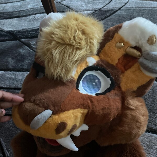 Point Nosed Dragon Fursuit Head Base, Optional Ready-to-fur Dragon ...